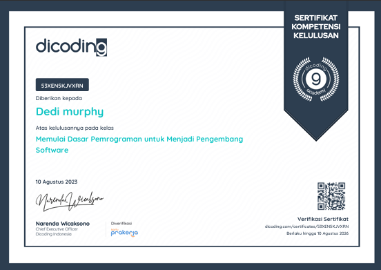 Dedi Murphy - Personal Website